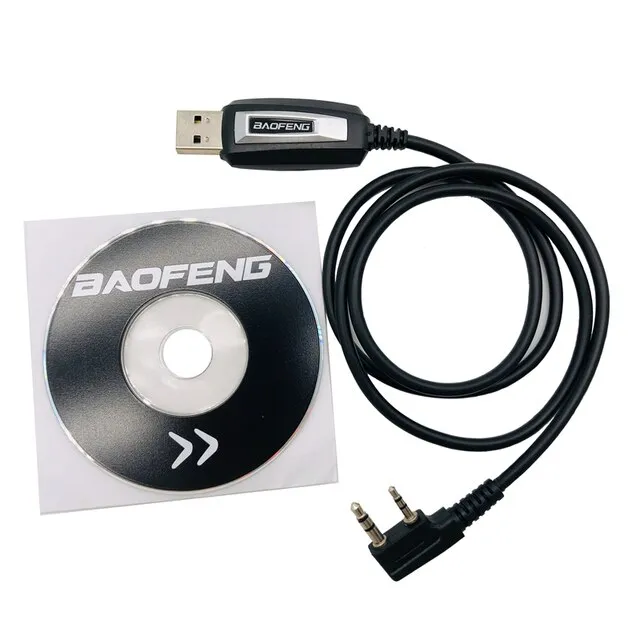 Baofeng Usb Programming Cable K head And Software Cd For Baofeng Walkie ...