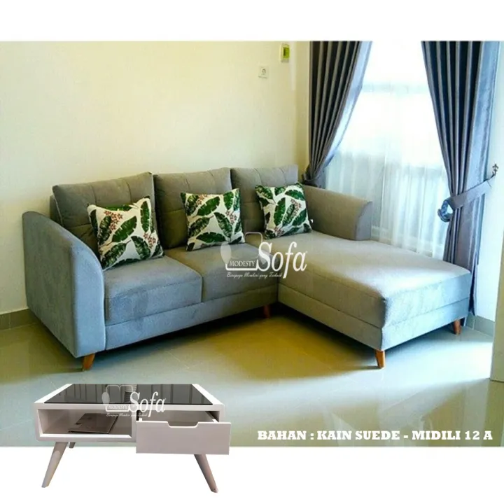 Sofa Santai Modesty Minang Standart + Meja Retro Blotic | Lazada Indonesia
