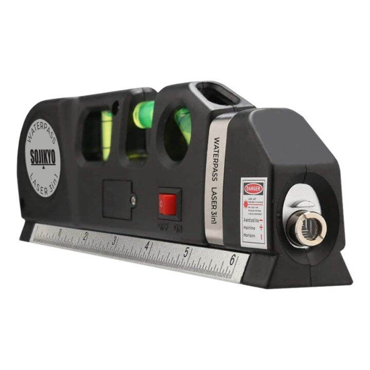 Sojikyo Level Pro 3 Penggaris Laser Waterpass Meteran Laser 250 Cm ...