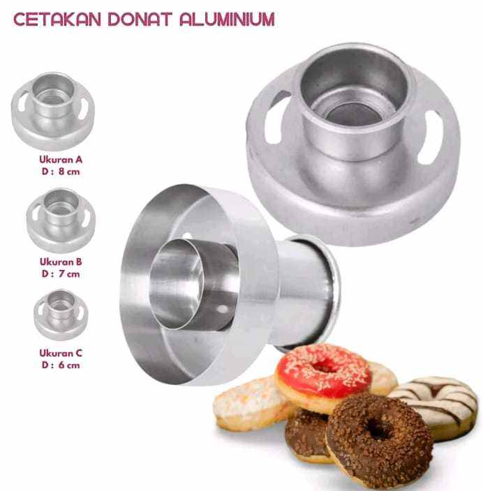 Cetakan Donat Aluminium Tersedia berbagai ukuran Sbb : Ukuran A ...