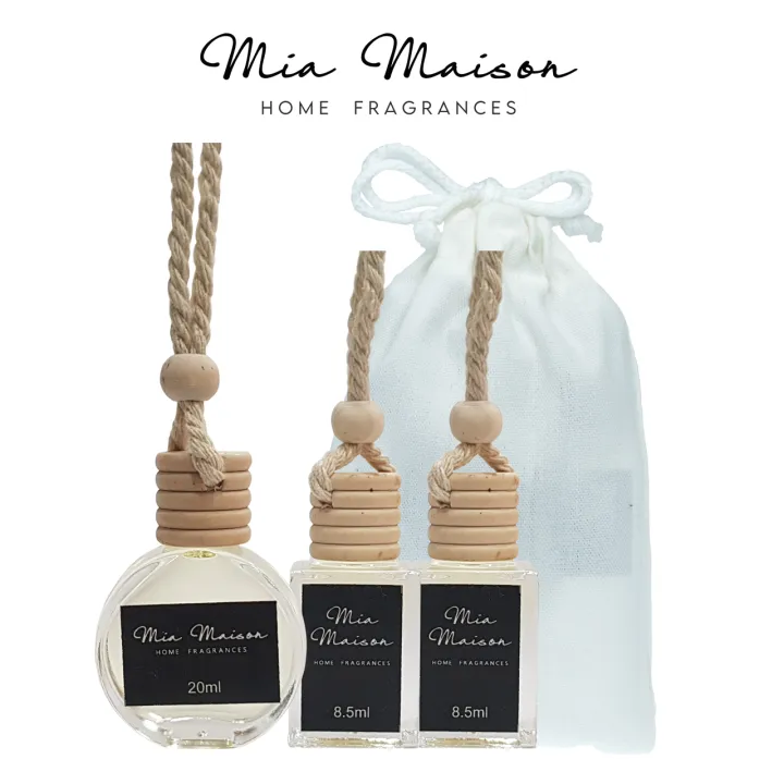 Mia Maison Hanging Diffuser Set of 3 - Green Tea, Peppermint and Ocean ...