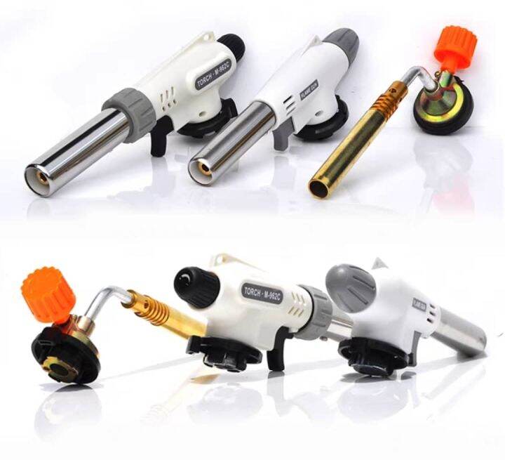 Gas blow flame gun butane auto ignition jet burner welding torch Butane ...