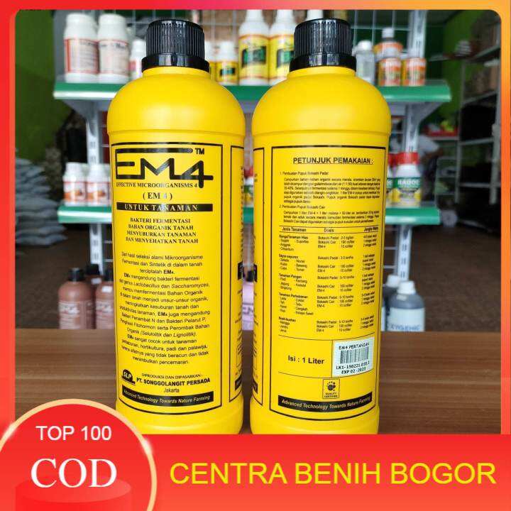 ORIGINAL EM4 / EM 4 untuk pertanian 1 liter. | Lazada Indonesia