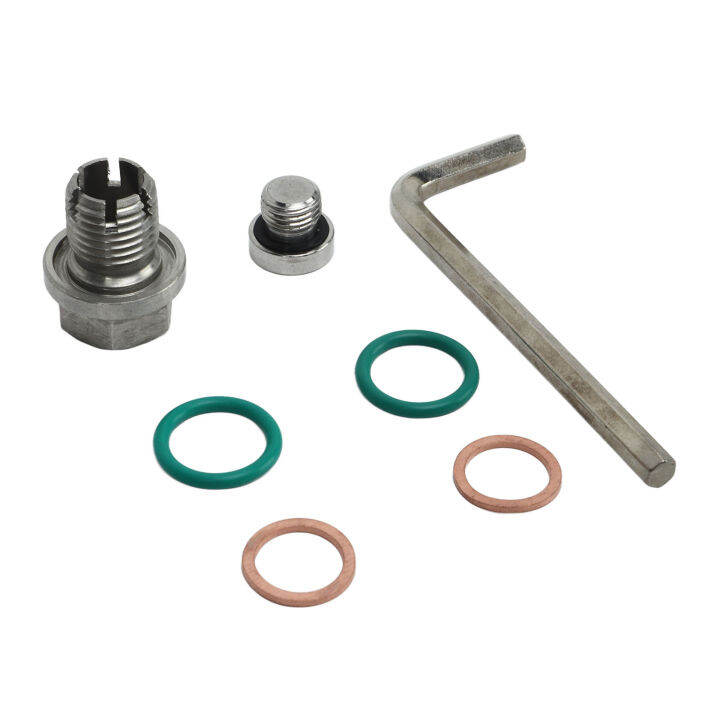 Self Tapping Oil Pan Thread Repair Set, Oversize Piggyback Drain Plug ...