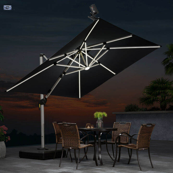 PDD LED Solar Beach Umbrellas Lights Polycrystalline Silicon Solar ...