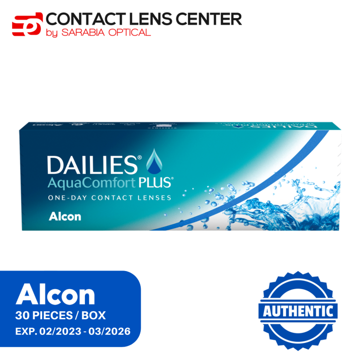 DAILIES® Aqua Comfort PLUS | 30pcs daily disposables | Clear contact ...