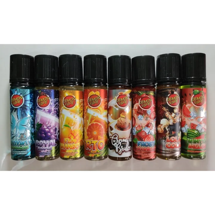 Demon Vape - Fla Mango Lola Cola RTO Butterfly Massacre Winter Melon ...