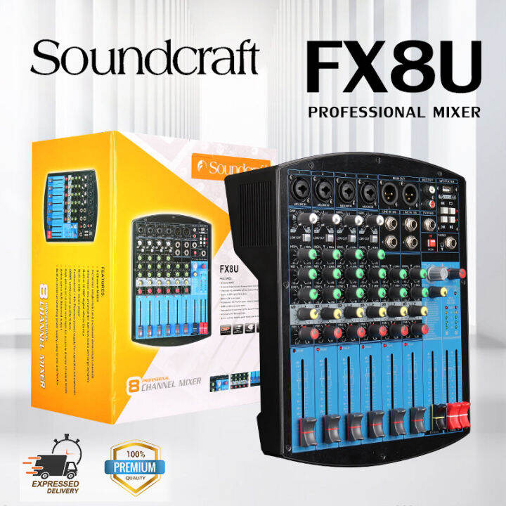 Soundcraft FX8U/EFX8/4USB /MX800 PRO small professional Mixing console ...