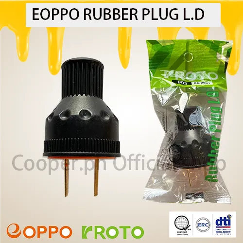 EOPPO 003 Rubber Plug L.D 6A-250V | Lazada PH