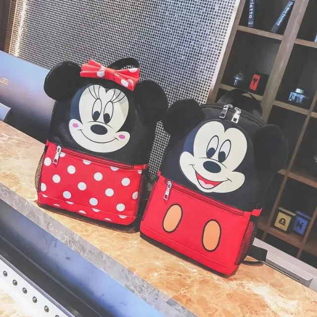 napsack bagpack for women Mickey mouse and Minnie Backpack 13inches ...