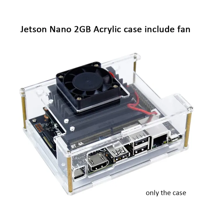 Nvidia Jetson Nano 2gb Developer Kit Clear Acrylic Case For Jetson Nano With Cooling Fan | Lazada PH