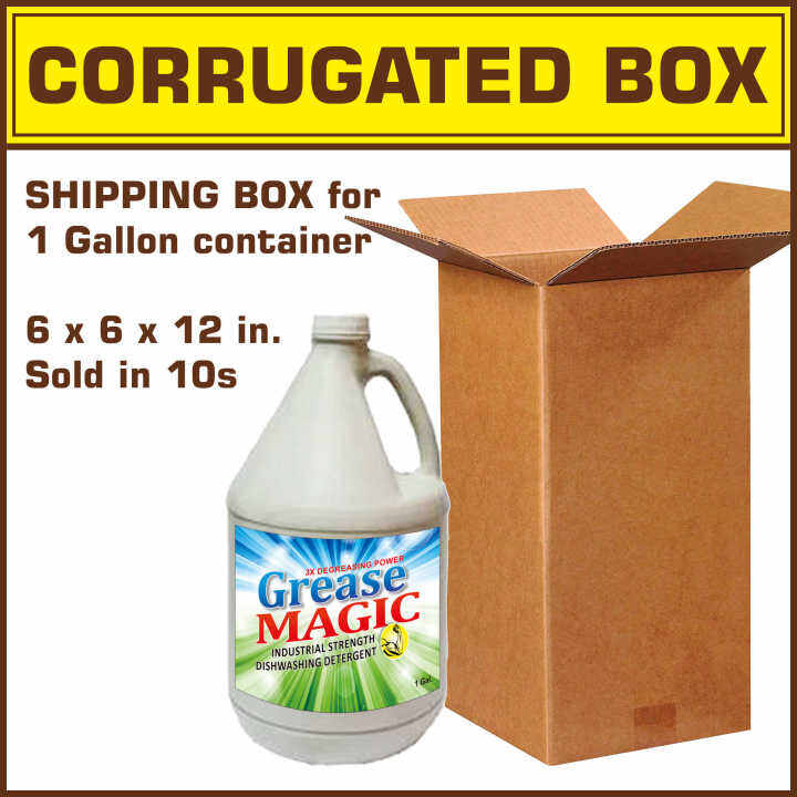 Corrugated Box Tall Box 1 Gallon Box 10 pcs per order Shipping ...