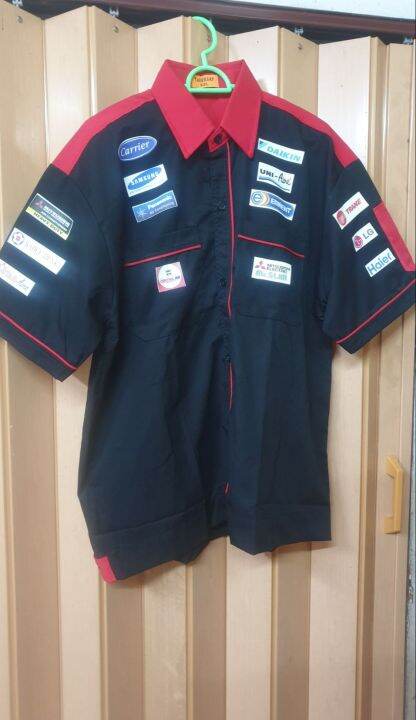 เสื้อช็อป เสื้อ uniform Workshop Airconditioner เสื้อช่างแอร์ใส่ดูดี ...