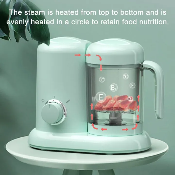 Electric Baby Food Maker Stainless Steel Cooking Maker Steamer ...