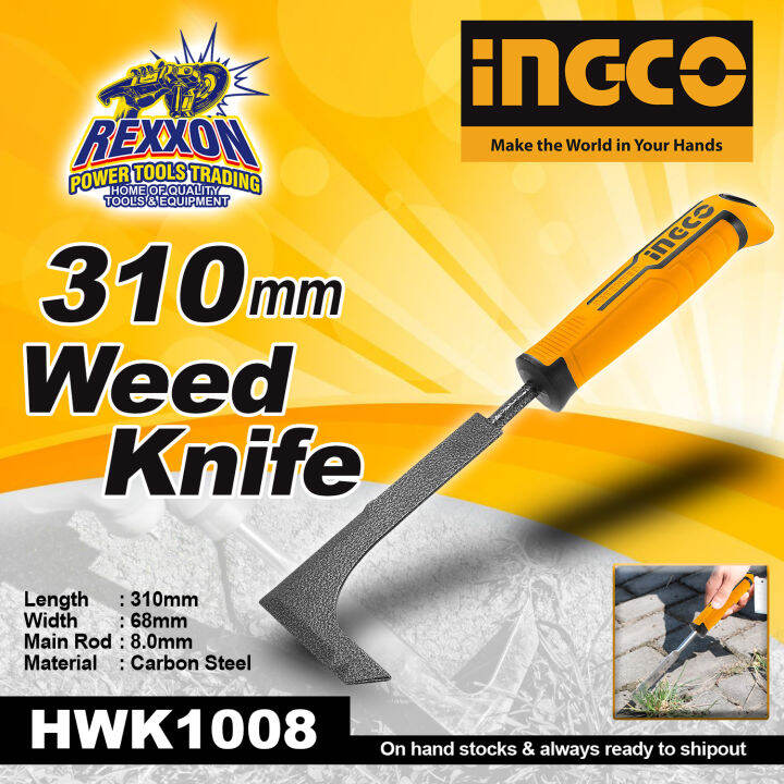 INGCO 310mm Weed Knife / Grass Knife HWK1008 Rexxon Power Tools Trading ...