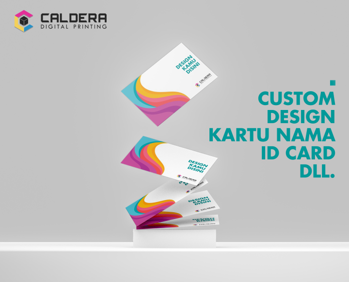 Cetak Kartu Nama Perusahaan CV Kantor Toko Dll Custom Desain Caldera ...