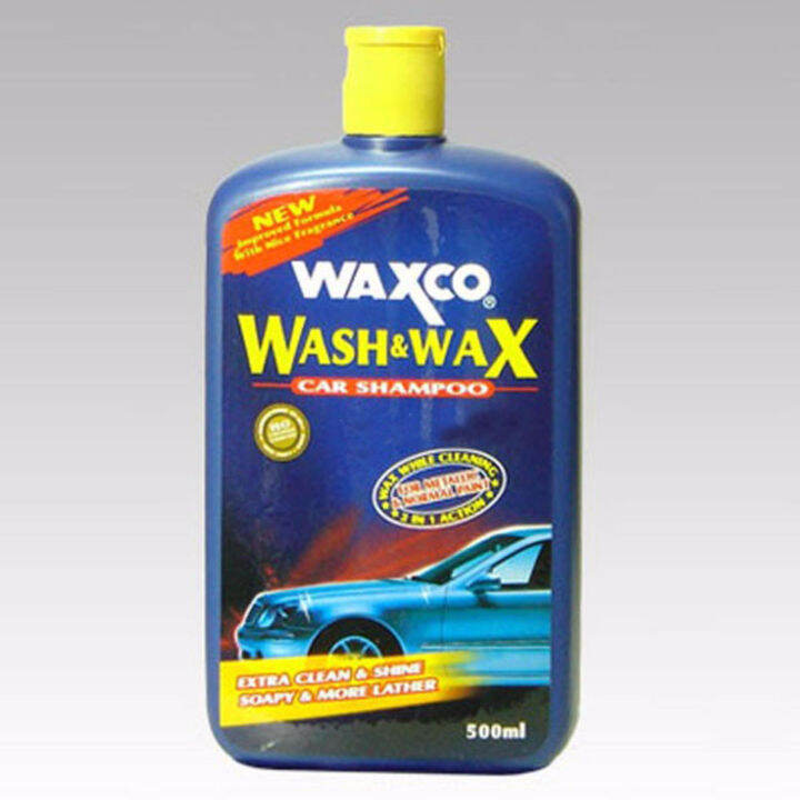 Waxco Wash & Wax Car Shampoo ( 500ml ) | Lazada