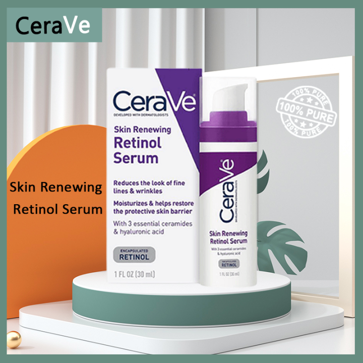 CeraVe Skin Renewing Retinol Serum Smoothing Fine Lines Skin ...