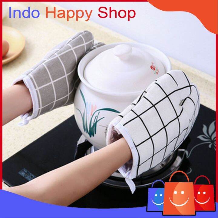 Sarung Tangan Anti Panas Pelindung Tangan Sarung Tangan Oven Microwave ...