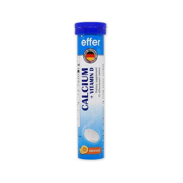 Effer CALCIUM+VITAMIN D วิตามินเม็ดฟู่ 15 เม็ด | Lazada.co.th