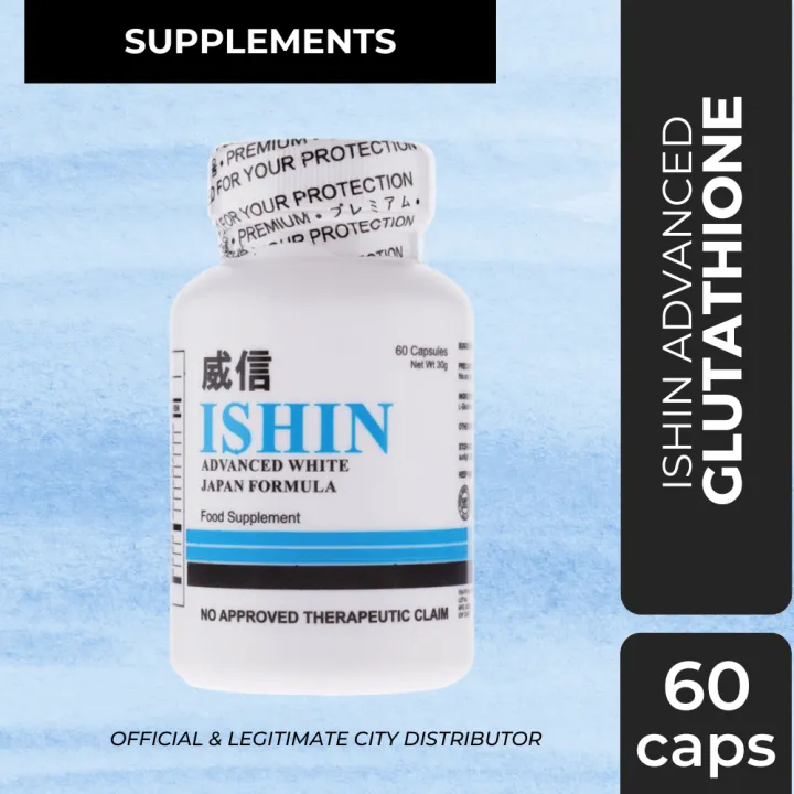 Authentic Ishin Advance Glutathione Whitening Supplement Japan Formula ...
