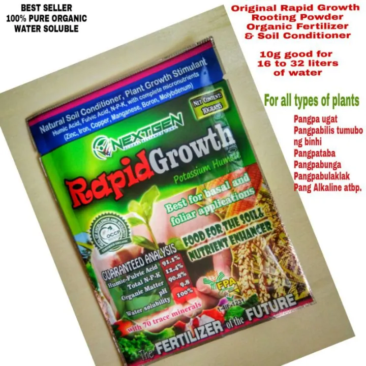 Original Rapid Growth Rooting Powder, plant growth booster organic soil ...