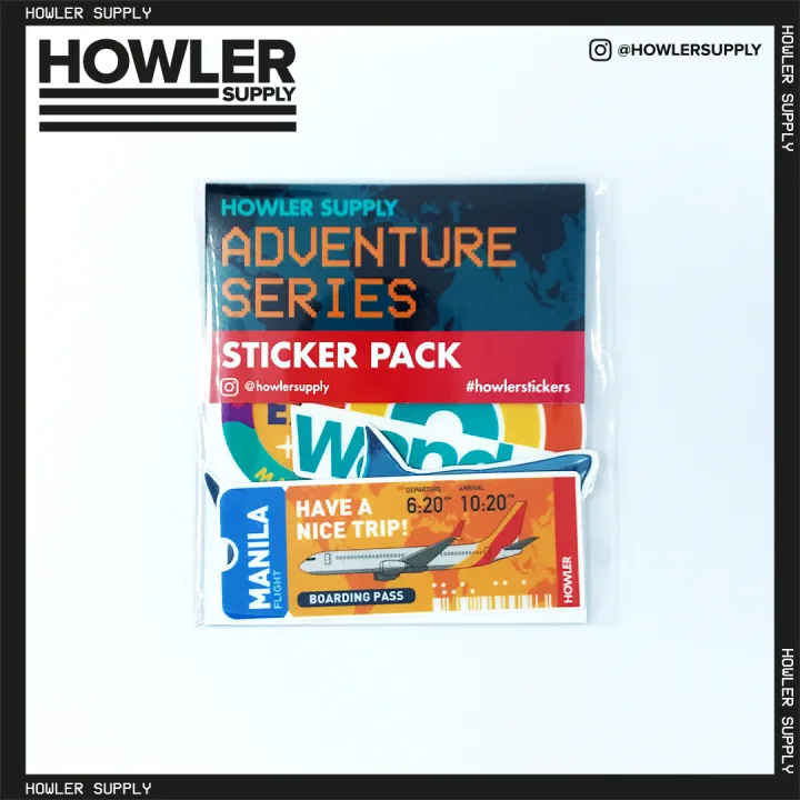 Adventure Series (Howler Supply Sticker Pack) | Lazada PH