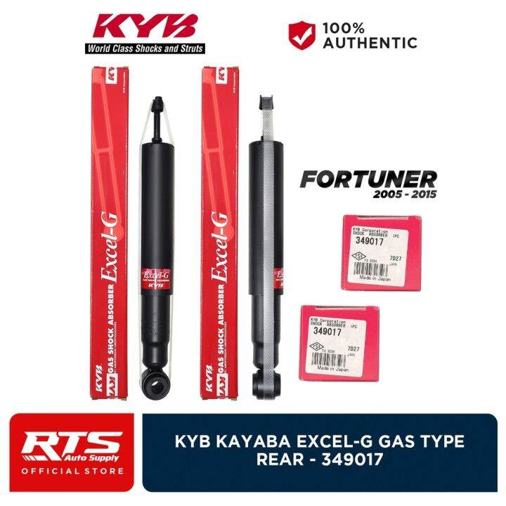 KYB Kayaba Rear Shock Absorber for Toyota Fortuner 2005-2015 Excel-G ...