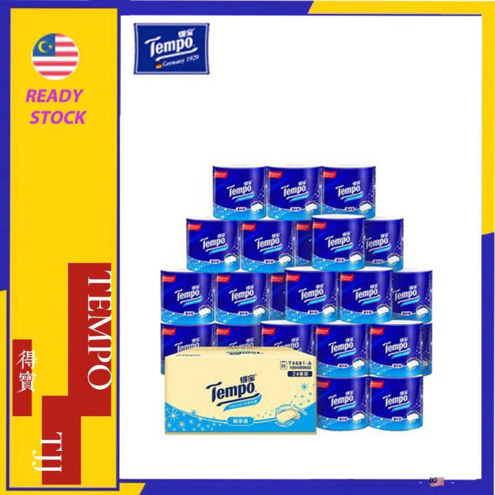 Tempo Sakura Tissue Toilet paper 得宝卷纸樱花、无香 | Lazada