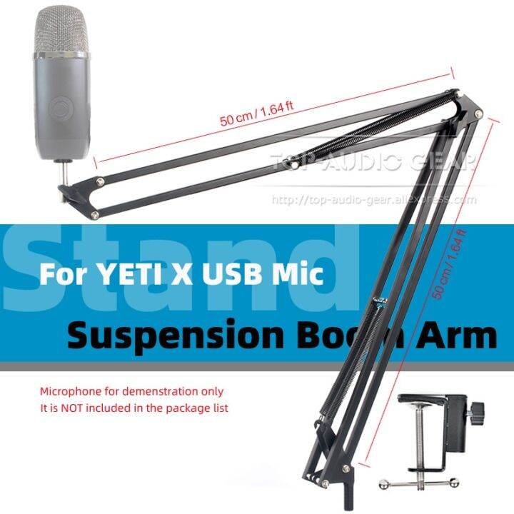 Desktop Recording Mic Cantilever Suspension Scissor Boom Arm For Blue ...