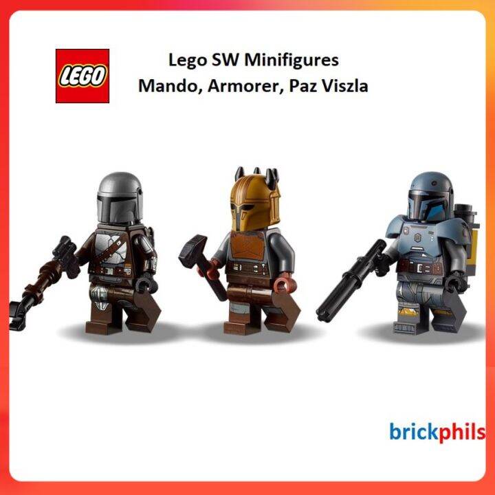 Lego SW Minifigures - Mando, Armorer, Paz Viszla | Lazada PH