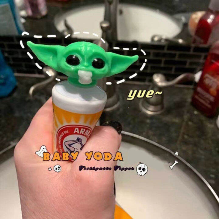 LngBo Baby Yoda Toothpaste Topper Cap The Mandalorian Y-oda Toothpaste ...