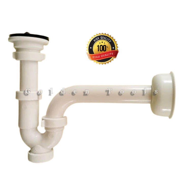 Sifon Leher Angsa Pvc Plastik Pembuangan Air Wastafel | Lazada Indonesia