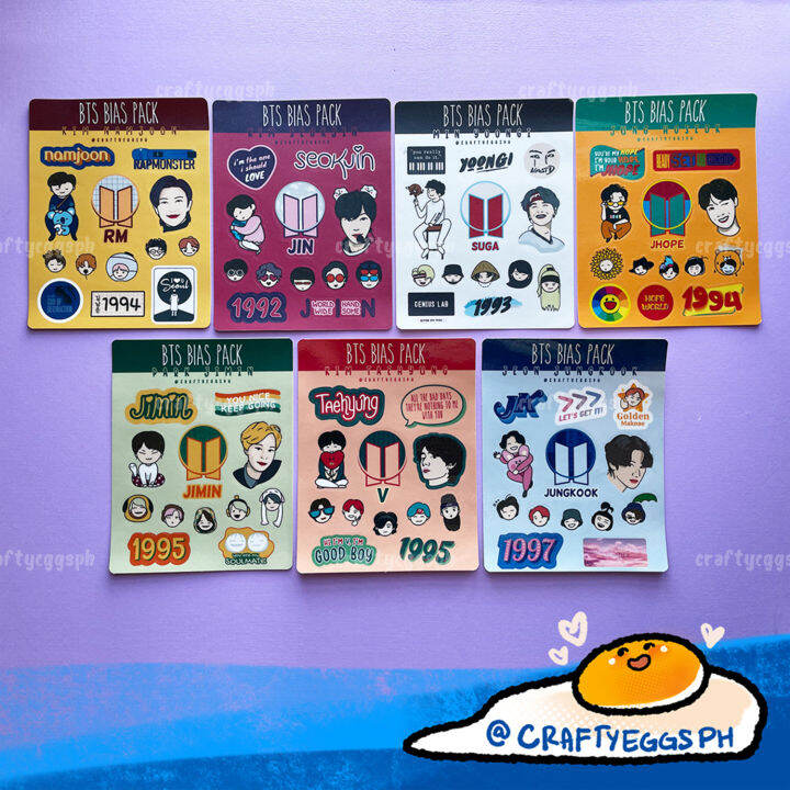 BTS Bias Sticker Pack | Lazada PH