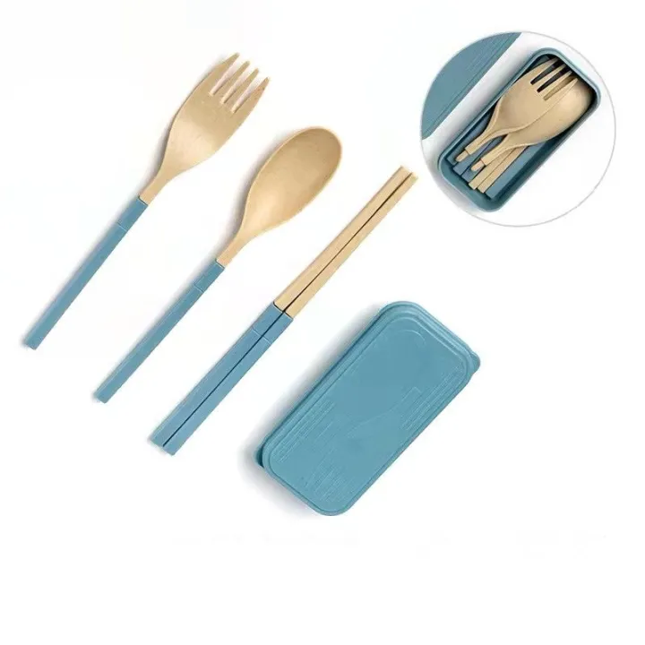 SM 3in1 Reusable Detachable Portable Flatware SET Folks And Spoon ...