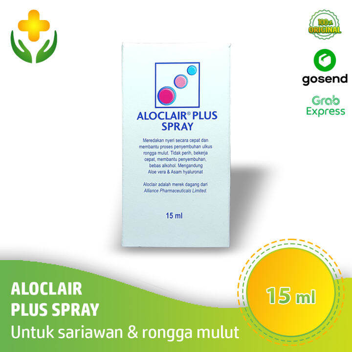 Aloclair Plus Spray 15 ml Obat Semprot Sariawan | Lazada Indonesia