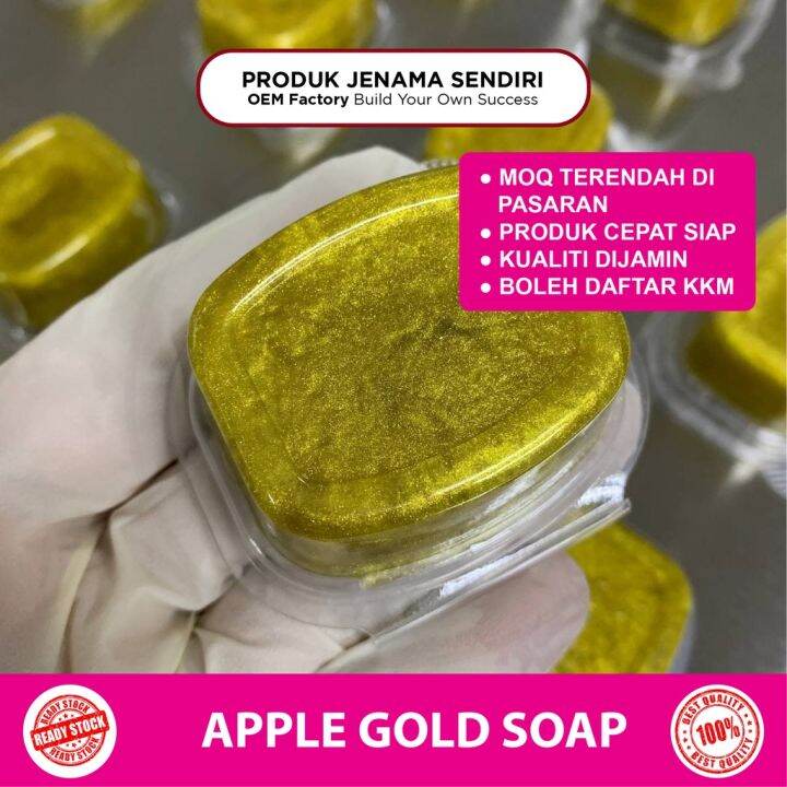 Apple Gold Soap OEM Jenama Sendiri Sabun Epal Emas | Lazada