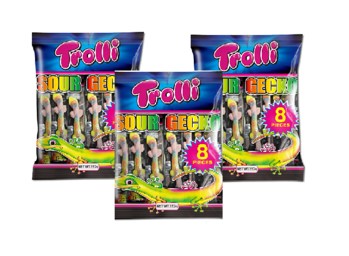 Trolli SOUR GECKO gummy 152G ( pack of 3) | Lazada PH