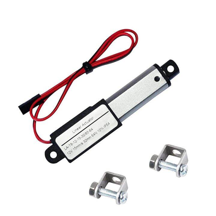 Electric Mini Linear Actuator Stroke, 64N/14.4Lb, Speed 0.6Inch/S Mini ...