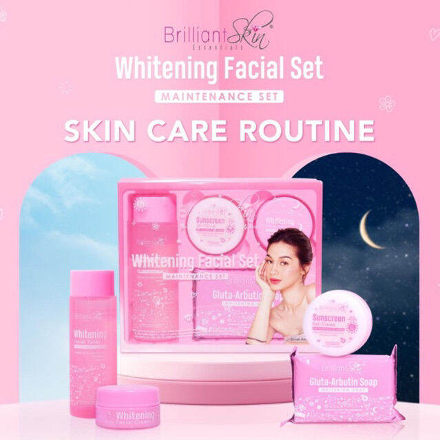 AUTHENTIC BRILLIANT SKIN Whitening Facial Set | Lazada PH