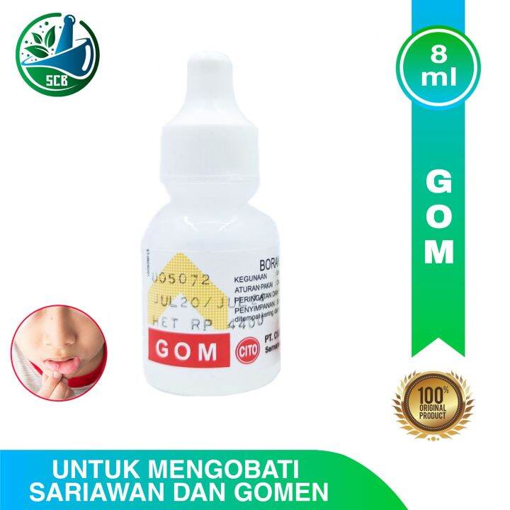 Gom 8ml - Obat Sariawan | Lazada Indonesia