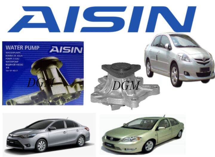 AISIN JAPAN Toyota Vios NCP42 NCP93 NCP150 2003-2018y Water Pump WPT-111V | Lazada