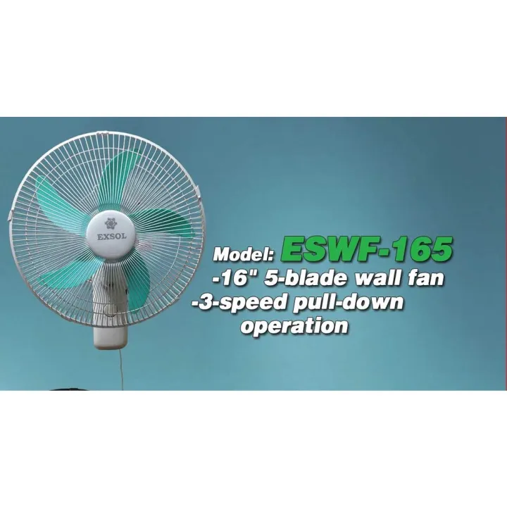 ExSol Electric WallFan ESWF-165 | Lazada PH