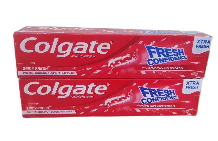 COLGATE Anticavity Toothpaste with Cooling Crystals Spicy Fresh (2 ...