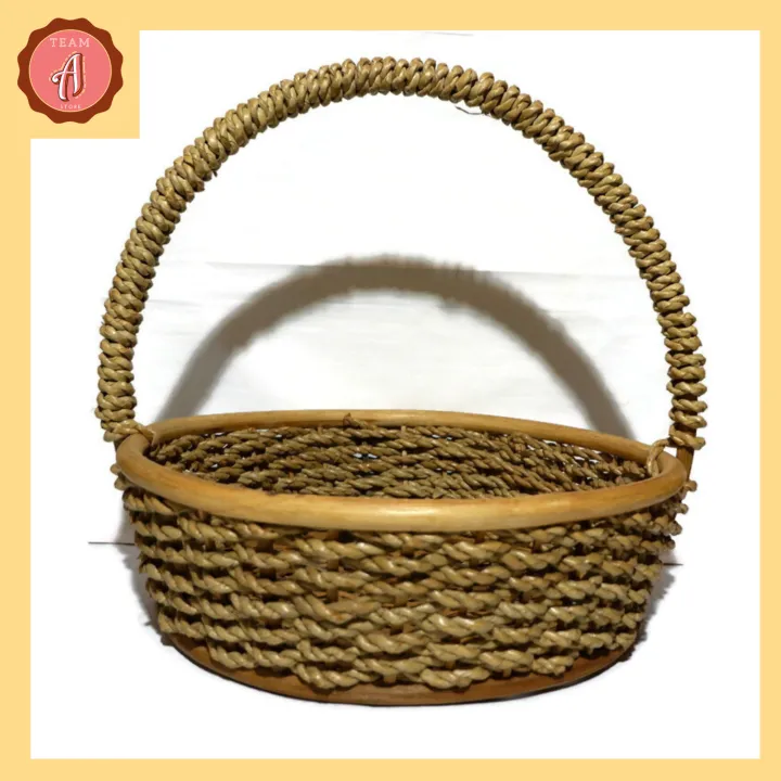 Native Rattan Fruit Basket with Handle | Lazada PH