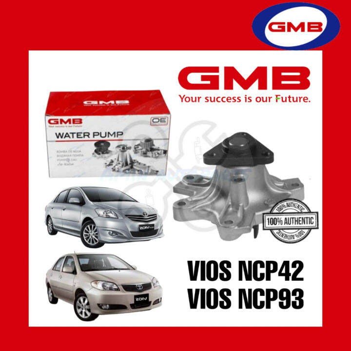TOYOTA VIOS 2003-2013 NCP42, NCP93 ORIGINAL GMB WATER PUMP [GWT-101A ...
