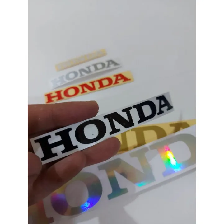 Stiker Sticker Honda Cutting Hologram Aksesoris CVT Motor Menyala Saat ...