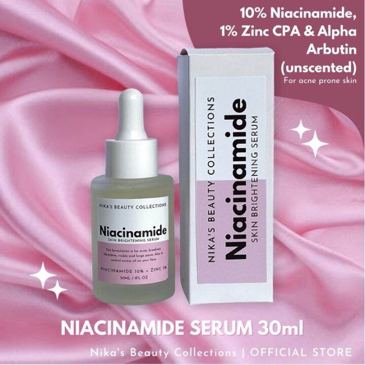 NBC NIACINAMIDE 10 ZINC PCA 1 SERUM 15/30ML FROSTED DROPPER | Lazada PH