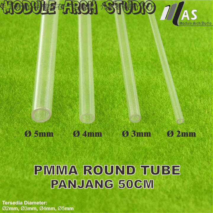 PMMA Round Tube - Acrylic Round Tube - Pipa Acrylic Bulat -Stick Clear ...