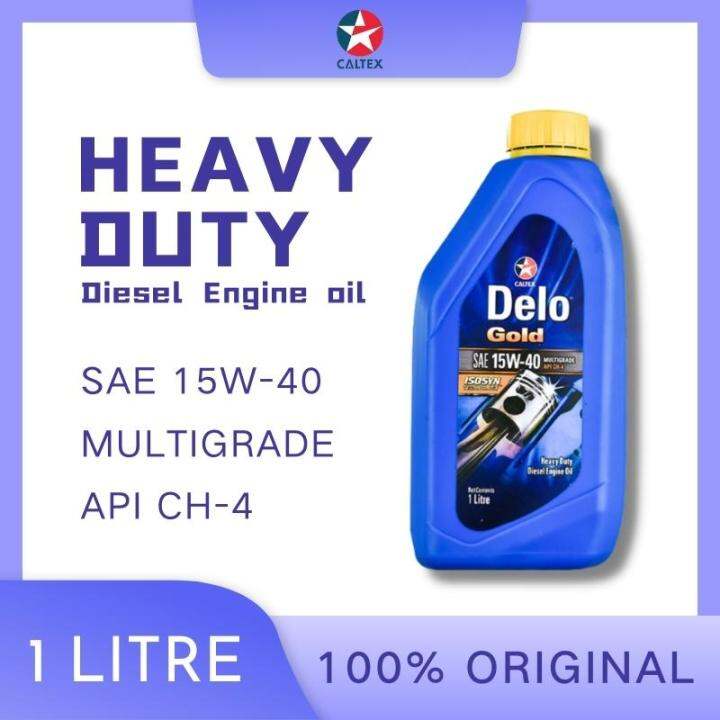 Engine oil Caltex Delo MGX Gold SAE 15W-40 1 Liters Fully Synthetic Heavy duty diesel engine oil ...